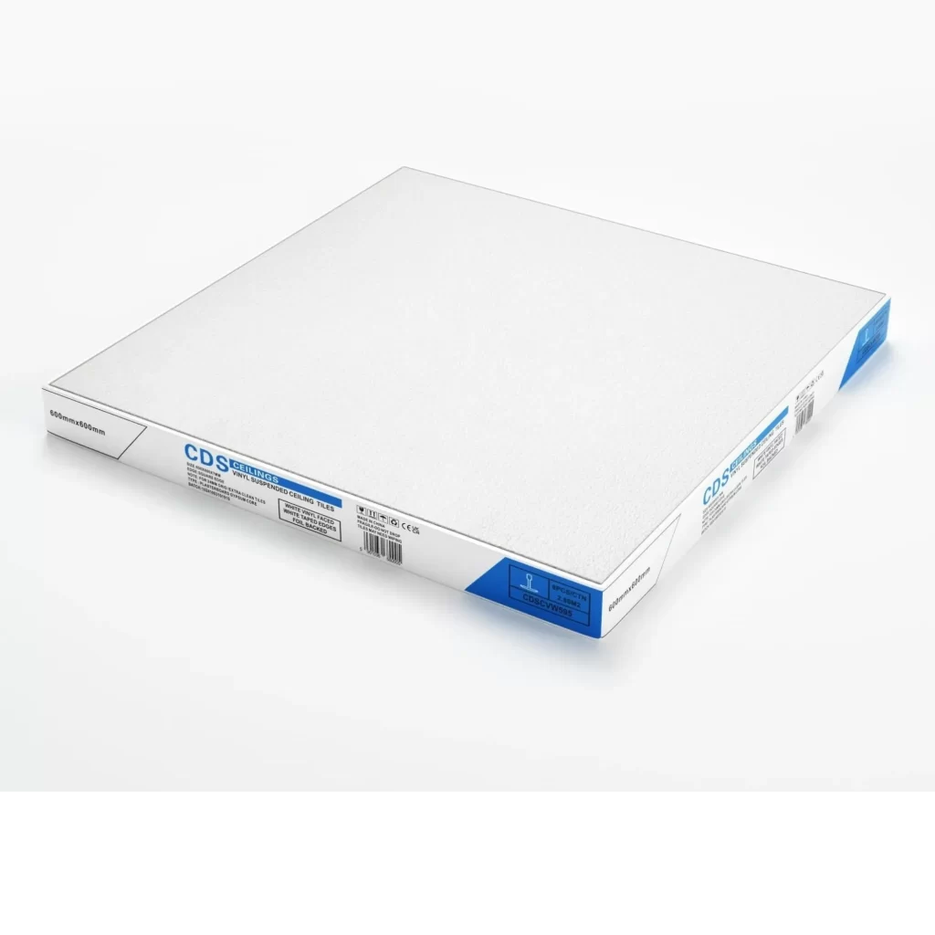 Gypsum Vinyl Tiles – CDS Imports Ceiling Products